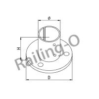 China Floor Mounted  Rail Base Plate 85×33.7 To 120×48.3   Econ Base Plate for sale