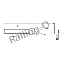 China Wire Rope  Steel Cable Railing 3mm - 6mm Cable Stair Railing Threaded Tensioner for sale