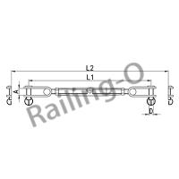 China Push Lock  stainless steel cable railing Quick Connect 316 Satin wire railing for sale