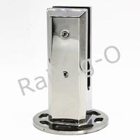 China Surface Mount Square Glass Spigot for 12mm Panels with Domed Cover Ring 2205 Duplex NATA Tested QAB-S002 for sale