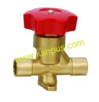 China Refrigeration solder type hand valve (shut off valve, HVAC/R parts, brass valve, refrigeration valve) for sale