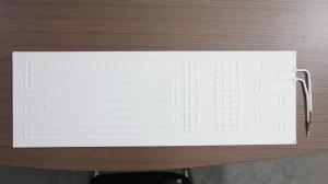 China Refrigerator roll bond evaporator No. 34 (freezer evaporator, fridge parts, HVAC/R part) for sale