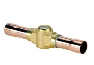 China Brass sight glass, solder sight galss for refrigeration & air conditioner, brass oil level sight glass, indicator for sale