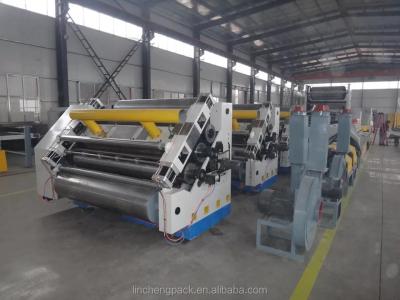 China Two Layers Cardboard Corrugator Single Facer Flute C Alloy Roller for sale