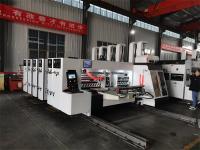 China 3 Colors Corrugated Box Printing Machine Carton Making Slotting Die Cutting for sale