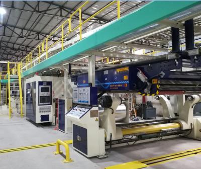 China Plc Automatic Carton Box Making Machine Producing 3/5/7 Ply Cardboard for sale