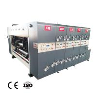 China 4 Color Lead Edge Feeder Printer Slotter Die Cutter for sale