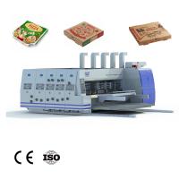 China corrugated printing machine , corrugated cardboard 4 colors printer&slotter&rotary die cutter for sale