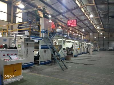 China 3 5 7 ply automatic paperboard making machine single facer corrugated cardboard carton box production machine line for sale