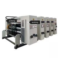 China 4color Flexo Printing Slotting Die Cutting Machine Computer Control for sale