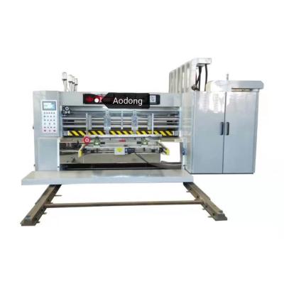 China Paperboard Flexo Printing Slotting Die Cutting Machine Long Lifespan for sale