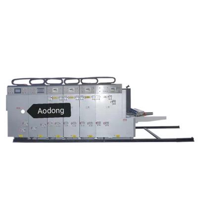 China Printing Die Cutting Slotting Machine Carton Box Printing Slotting Machine Flexographic Cart for sale