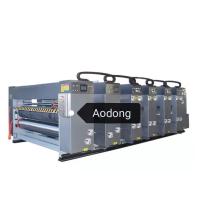 China Printing Die Cutting Slotting Machine Carton Box Printing Slotting Machine Flexographic Cart for sale