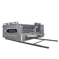 China Printing Die Cutting Slotting Machine Carton Box Printing Slotting Machine Flexographic Cart for sale