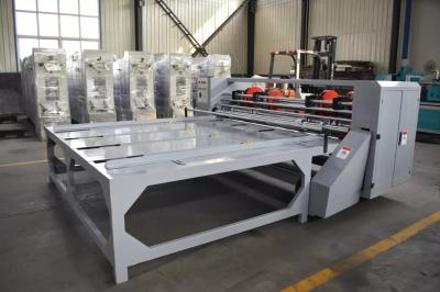 China Multicolor Cardboard Rotary Die Cutting Equipment Semi Automatic Control for sale