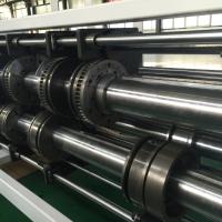 China Rotary Die Cutting Machine For Corrugated , 6500kg Semi Auto Carton Production Line for sale