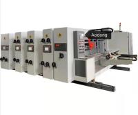 China Carton Flexo Printing Slotting Die Cutting Machine 200 Pieces/Min With Stacker for sale