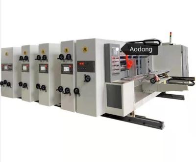 China Carton Flexo Printing Slotting Die Cutting Machine 200 Pieces/Min With Stacker for sale