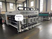 China PLC Control Flexographic Box Printing Machine , Rotary Die Cutting Equipment for sale