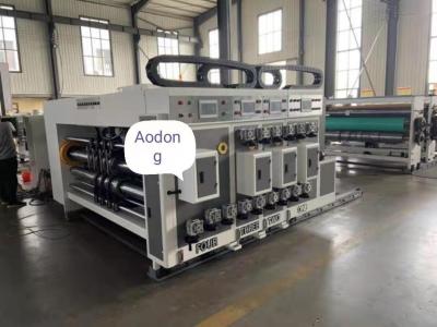 China PLC Control Flexographic Box Printing Machine , Rotary Die Cutting Equipment for sale