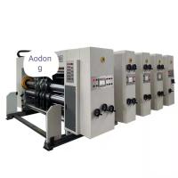 China PLC Control Flexographic Box Printing Machine , Rotary Die Cutting Equipment for sale