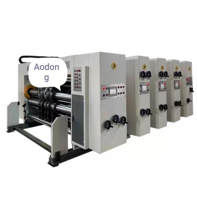 China High Velocity Flexo Printing Slotting Die Cutting Machine Precision Control for sale