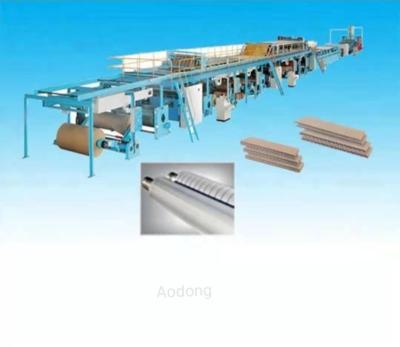 China Automatic Paperboard Making Machine Single Facer Corrugated Cardboard Carton Box Production Machine In Vietnam for sale
