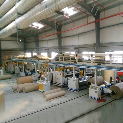 China A B C E Flute Cardboard Box Manufacturing Equipment Electric Driven for sale