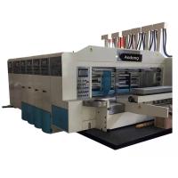 China Multicolor Flexo Printing Slotting Die Cutting Machine , Flexographic Printing Equipment for sale