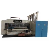 China Multicolor Flexo Printing Slotting Die Cutting Machine , Flexographic Printing Equipment for sale