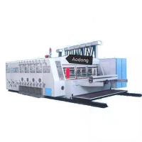 China Multicolor Flexo Printing Slotting Die Cutting Machine , Flexographic Printing Equipment for sale