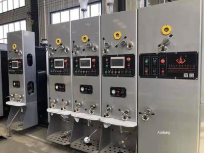 China 1-5 Color Flexo Printing Slotting Die Cutting Machine 18kw ISO9001 Certificate for sale