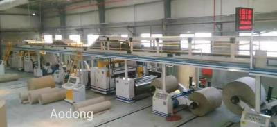 China 5ply Corrugated Cardboard Making Machine 150M/Min Work Speed for sale