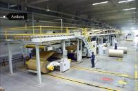 China 7Layer Corrugated Cardboard Making Machine , Paperboard Production Line for sale