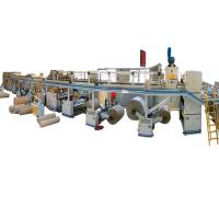 China High Speed 3 Ply Automatic Corrugated Box Plant Flute Cardboard Making for sale