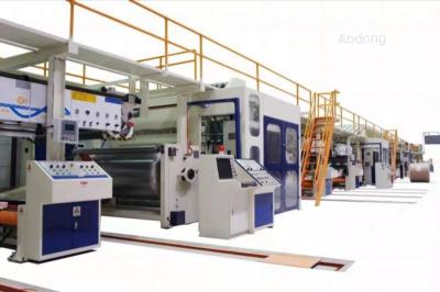 China Heavy Type Corrugated Cardboard Making Machine Stable Operation for sale