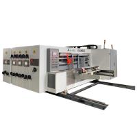 China PLC Flexo Printing Slotting Die Cutting Machine Cardboard Printing for sale