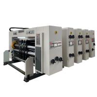 China PLC Flexo Printing Slotting Die Cutting Machine Cardboard Printing for sale