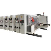 China PLC Flexo Printing Slotting Die Cutting Machine Cardboard Printing for sale
