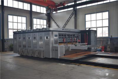 China HD Flexographic Box Printing Machine , Corrugated Rotary Die Cutter for sale