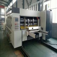 China HD Flexographic Box Printing Machine , Corrugated Rotary Die Cutter for sale
