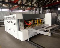 China Chain Feeder Corrugated Rotary Die Cutter , High Speed Flexo Printing Machine for sale
