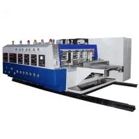 China Corrugated Cardboard 3 Color Flexo Printing Machine Exquisite Printing Result for sale