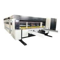 China Corrugated Cardboard 3 Color Flexo Printing Machine Exquisite Printing Result for sale
