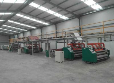 China 1800mm Cardboard Box Making Machine , 5 Ply Automatic Corrugation Plant for sale