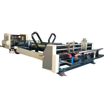 China Paperboard Auto Folder Gluer Machine With Strapping Machine for sale