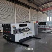 China 18kw Corrugated Box Printing Machine Flexo Slotter Humanization Operation for sale