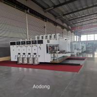China Auto Flexo Printing Slotting Die Cutting Machine 450 Pieces/Min Design Speed for sale