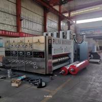 China 5.5kw Corrugated Flexo Printing Machine , Pizza Box Die Cutting Machine for sale