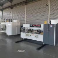 China ISO9001 Flexo Printing Slotting Die Cutting Machine With Stacker for sale